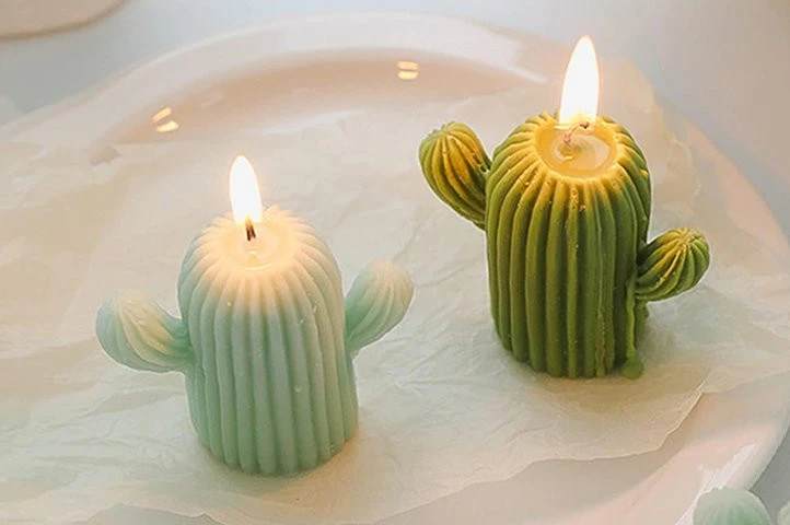 MOLDE SILICONA p/VELA CACTUS CHICO (521002) (LIS) - INSUMOS OESTE